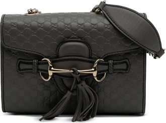 Gucci Hobo Bags - Mini Microguccissima Emily Crossbody - Gr. unisize - in Grau - f&uuml;r Damen