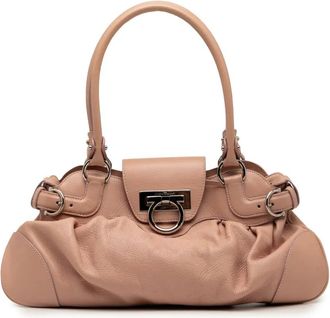 Ferragamo sac à main Gancini Marisa (2017) - Marron