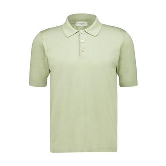 PIACENZA 1733 Piacenza 1733, Homme, Tops, Vert, Taille: S Polo en soie et coton