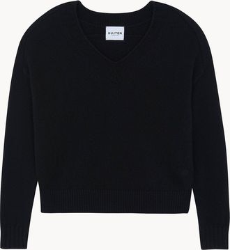 Kujten Pull cachemire col V, 6 fils - Pull Alana