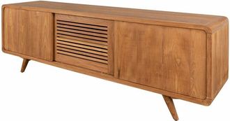 Massivmoebel24 TV-Board Teak 180x45x60 natur unbehandelt BUTON 104
