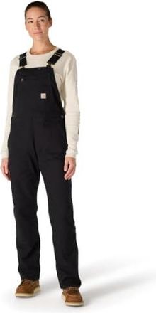 Carhartt Work in Progress Crawford Double Front Bib Combinaisons pour femme, Noir, S