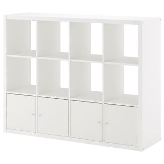 IKEA KALLAX Regal mit 4 Eins&auml;tzen