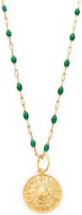 Hermina Athens Collier &agrave; pierres naturelles Shield of Achilles