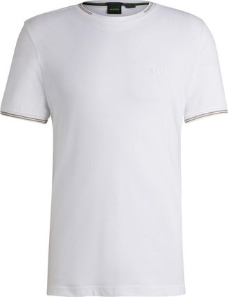 BOSS T-Shirt mit Besatz - Weiß