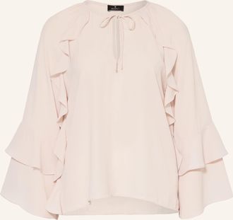 Monari Monari Blusenshirt Mit Volants rosa