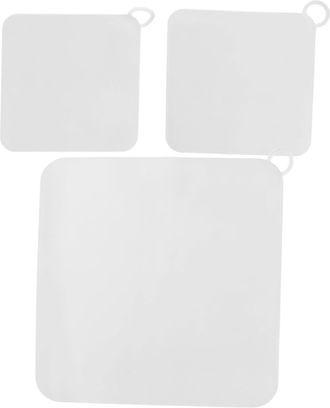 Cabilock 3stücke Gummi-duschablauf-abdeckungen in Weiß Mit Geruchsstopperfunktion Verschiedene Für Badewanne Badezimmer Und Küchenabflüsse Installieren