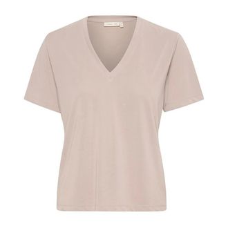 Inwear Lehm V-Ausschnitt Top Kurzarm - - Tops - Damen - Braun - S