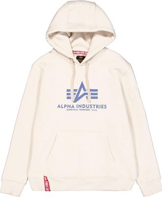 Alpha Industries Alpha Industries Herren Basic Hoodie Kapuzenpullover, Vintage White, XL