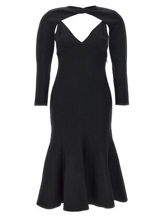 Roland Mouret Robe Au Genou - Noir