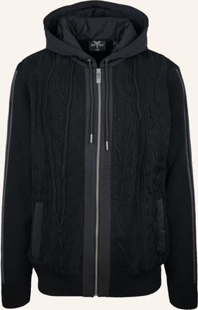 Carlo Colucci Carlo Colucci Hybrid Strickjacke - Carat 3.0 Fieri schwarz