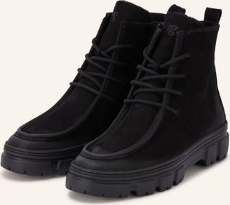 Paul Green Schn&uuml;rboots schwarz