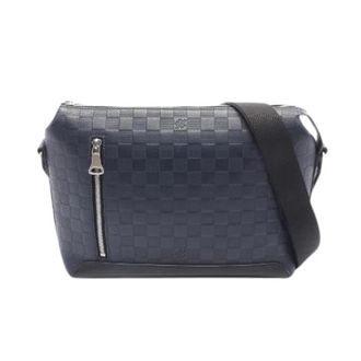 Louis Vuitton Pre-owned Discovery Messenger PM Damier Infini Leder Umh&auml;ngetasche - - Pre-owned - Herren - Blau - ONE SIZE