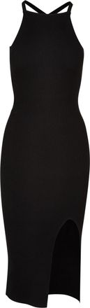 Urban Classics Midikleid Gekreuzte R&uuml;ckentr&auml;ger f&uuml;r Damen (Schwarz)