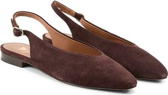 Bobbies Ballerines sling-back Anouk en cuir daim
