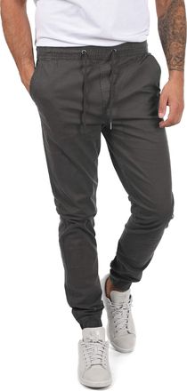 Solid SDThereon Herren Chino Hose Stoffhose mit Stretch und elastischer Beinabschluss, Größe:XL, Farbe:Mid Grey (2842)