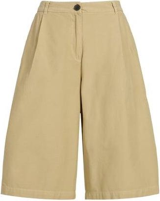 Bellerose Bermuda taille haute &agrave; pinces uni