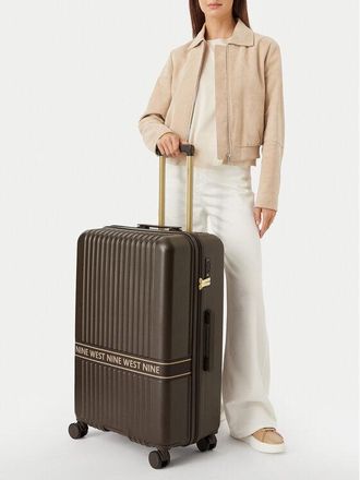 Nine West Gro&szlig;er Koffer CEO-NW-L-001-10 Dunkelbraun