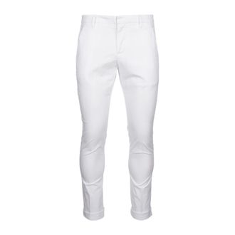 Dondup Homme, Pantalons, Blanc, Taille: W28 Slim-fit Pantalons