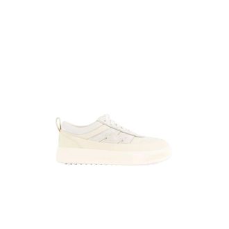 Moncler Homme, Chaussures, Blanc, Taille: 43 EU Baskets Blanches avec Semelle Beige