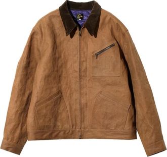 Needles Jacke mit Rei&szlig;verschluss - Braun