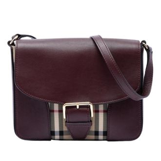 Burberry Pre-owned Nylon sacs-ports-paule - Femme - Pre-owned - Rouge - Taille: ONE Size