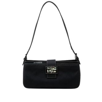 Fendi Pre-owned Canvas Shoulder Bag - - Pre-owned - Damen - Blau - ONE SIZE