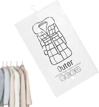 Generic Vakuum-Aufbewahrungsbeutel, platzsparend, Vakuumbeutel f&uuml;r Kleidung, luftdicht, versiegelt, wiederverwendbar, transparent, transparent