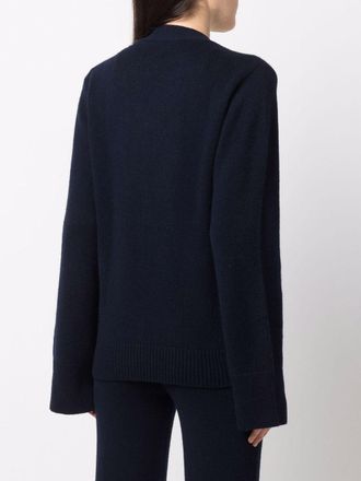 Lisa Yang Cashmere Cardigan - Navy