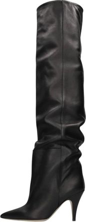 Khaite River Knee High Boot 90 - Femme - Chaussures - Noir - Taille: 37 EU