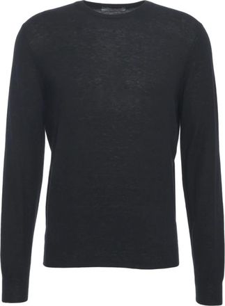 Gender Homme, Pulls, Bleu, Taille: 4XL Pull Classique Col Rond Bleu