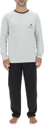 Pierre Cardin Pierre Cardin Underwear Herren Pca/1/Enl/225 Pyjamaset, Grau meliert/Schwarz, XXL