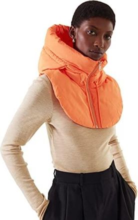 Generic Faux Cols &agrave; Capuche pour Femme Fille, Faux Col Amovible Demi-Gilet Chemise sans Manches, Chaleur de Hiver Faux Collier, Accessoires de V&ecirc;tements &agrave; Mod