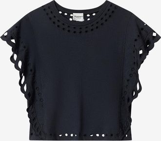 Isabel Marant Tee Shirt Odyle - Femme - Noir D&eacute;lav&eacute; - Taille XS - Marant &Eacute;toile