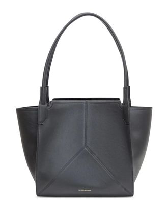 Victoria Beckham sac cabas en cuir à empiècements - Noir