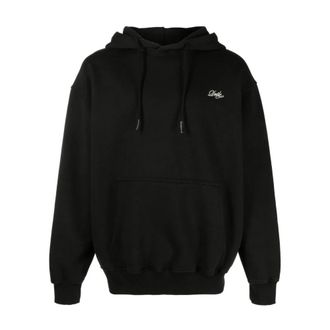 Dr&ocirc;le de Monsieur Schwarzer Hoodie mit Logo-Print - - Sweatshirts & Hoodies - Herren - Schwarzk - XS