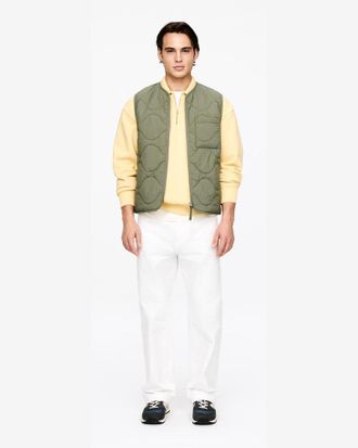 Arket Gesteppte 2-in-1-Liner-Weste -Gr&uuml;n