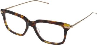 Thom Browne unisex, Accessoires, Brun, Taille: 51 MM Lunettes rectangulaires en ac&eacute;tate et titane