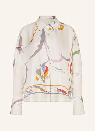 Herzen'sangelegenheit Herzens Angelegenheit Blusenshirt Aus Seide weiss