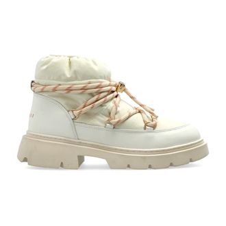 INUIKII Biker Puffer Schneestiefel - - Shoes - Damen - Beige - 38 EU