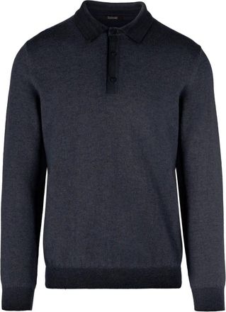 Bomboogie Homme, Pulls, Bleu, Taille: 2XL Pull &agrave; col en laine m&eacute;rinos