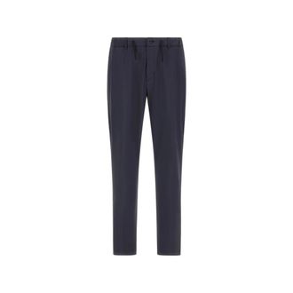 Herno Homme, Pantalons, Bleu, Taille: XL Pantalon Marino Nylon Cintura Elastica