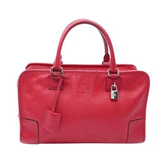 Loewe Pre-owned Amazona36 Leder Handtasche - - Pre-owned - Damen - Rot - ONE SIZE