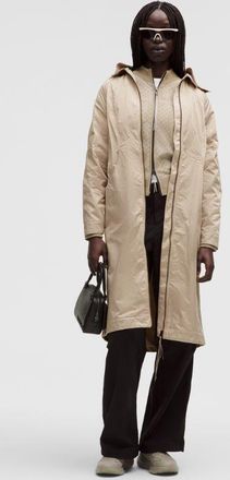 lululemon Manteau à capuche amovible en taffetas Collection SLNSH pour Femmes - Taille 2XS