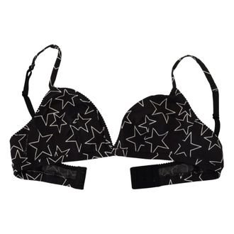 Dolce & Gabbana Schwarzer Millennials Stern Baumwoll-BH Unterwsche - - Underwear - Damen - Schwarzk - M
