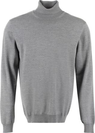 THE (ALPHABET) Herren, Strickwaren, Grau, MGröße