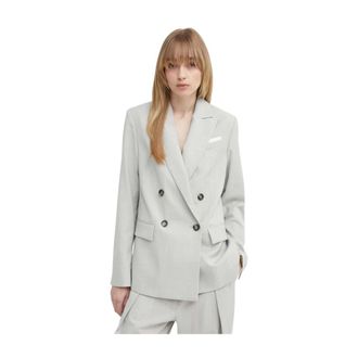 Day Birger Et Mikkelsen Blazer Double-Boutonn&eacute; - Femme - Vestes - Gris - Taille: 42 FR