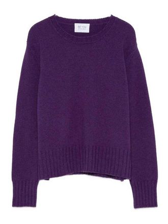 Be You Pull Col Rond - Violet