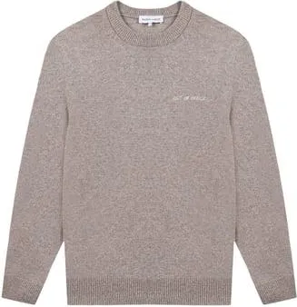 Maison Labiche Pull oversize col rond en laine