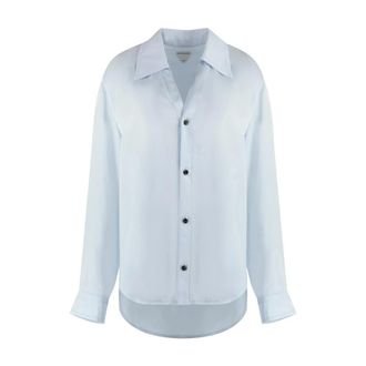Bottega Veneta Lang&auml;rmeliges Hemd mit Knopfleiste - - Blouses & Shirts - Damen - Blau - XS